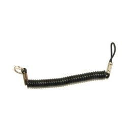 5" Coiled Stylus Tether with Loop Attachments - Extends to Over 28"